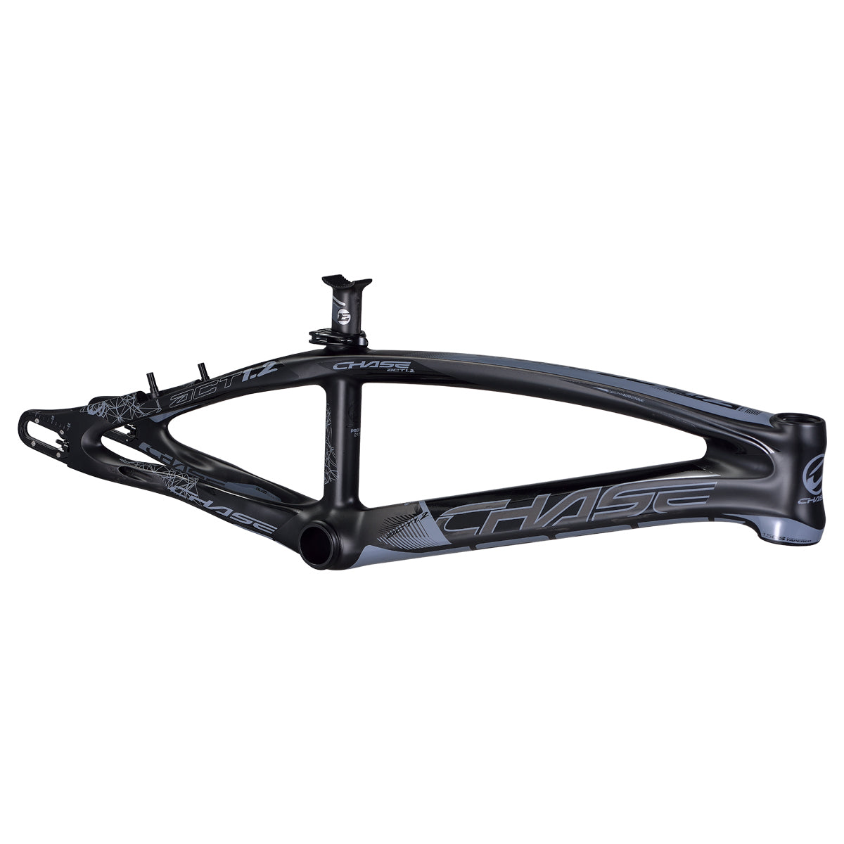 Chase ACT 1.2 Carbon BMX Race Frame-Black/Grey – J&R Bicycles, Inc.