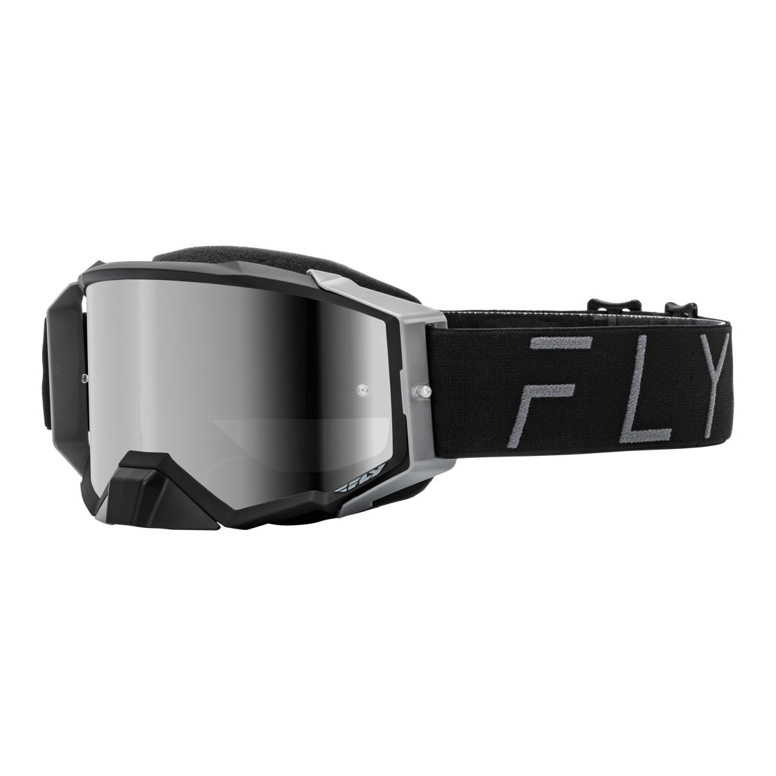 Fly Racing Zone Pro Goggle-Black-Grey-BlackMirror-SmokeLens – J&R ...